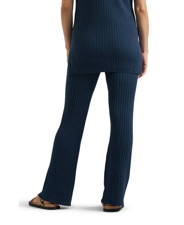 RIPE MATERNITY Sienna Rib Knit Pant - Blue
