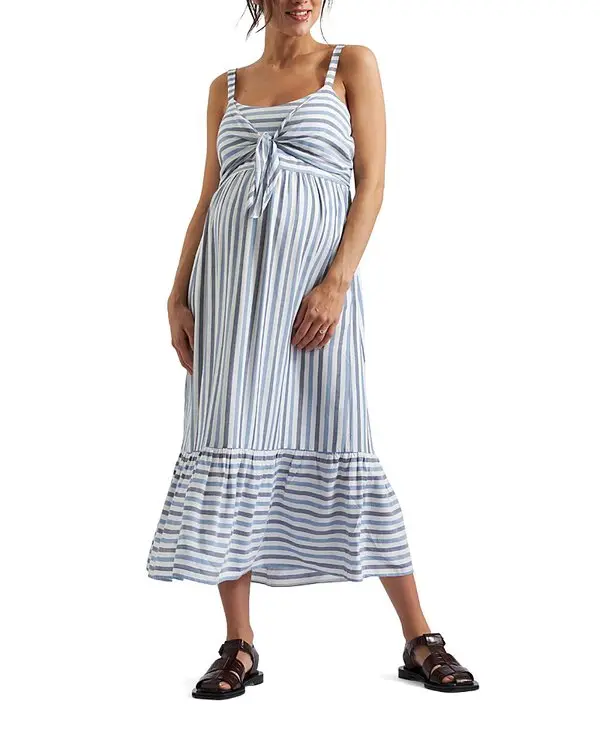RIPE MATERNITY Lana Tie Front Dress