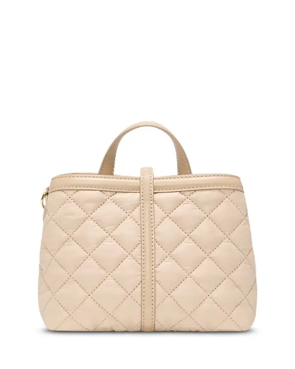 Mz Wallace Mini Astor Top Handle Bag - Buff/light Gold
