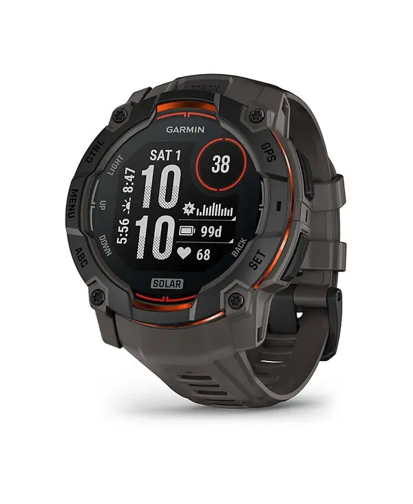 GARMIN Instinct 3 50mm Solar Smart Watch - Black