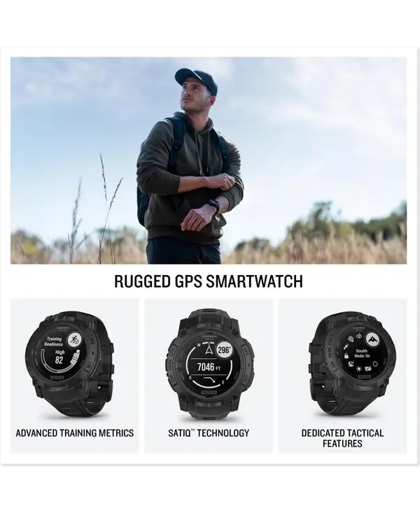 GARMIN Instinct 3 Amoled Smartwatch 45mm