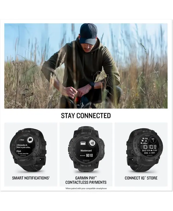 GARMIN Instinct 3 Amoled Smartwatch 45mm
