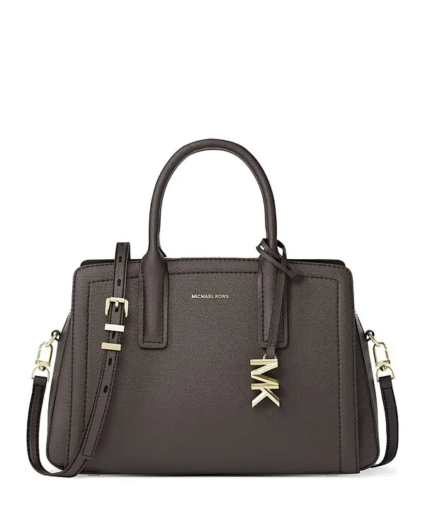 Michael Kors Laila Small Satchel - Black/gold