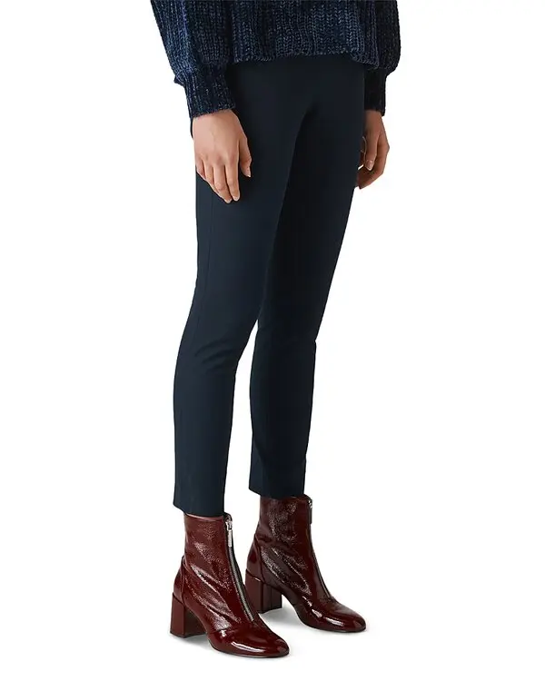 Whistles Super Stretch Trousers - Navy