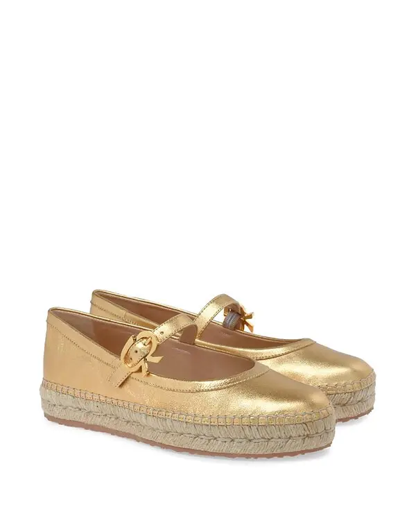 GIANVITO ROSSI Elda Sandals - Gold