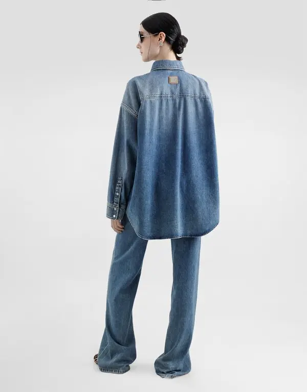 Dolce & Gabbana Oversize Denim Shirt