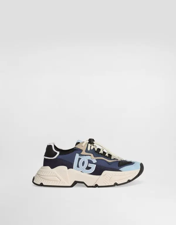 Dolce & Gabbana Daymaster Sneakers With Dg Logo - Blue