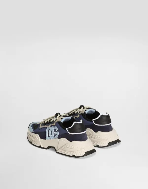 Dolce & Gabbana Daymaster Sneakers With Dg Logo - Blue