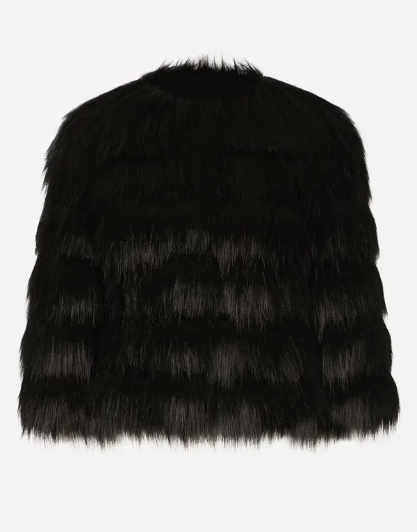 Dolce & Gabbana Faux Fur Jacket