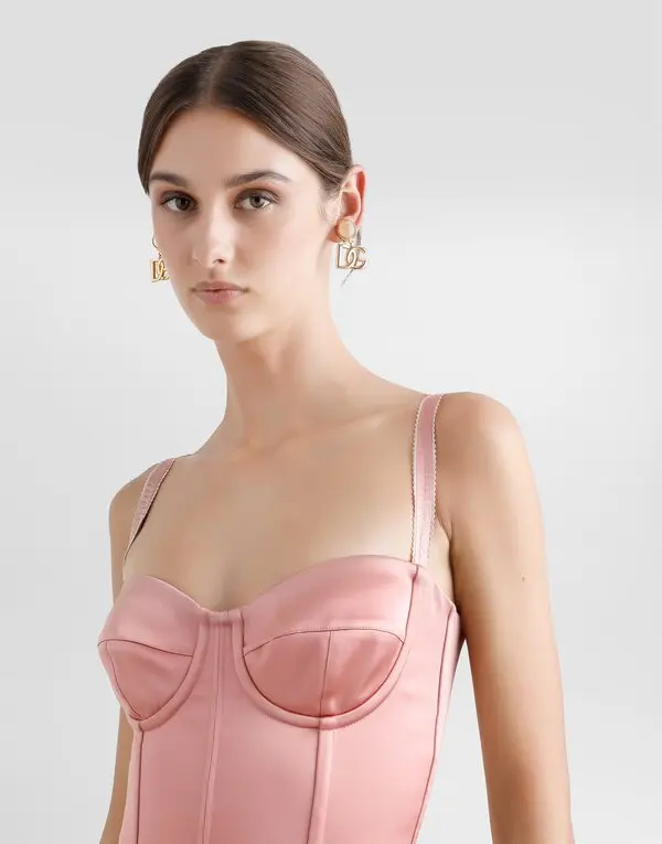 Dolce & Gabbana Short Corset Dress - Pink