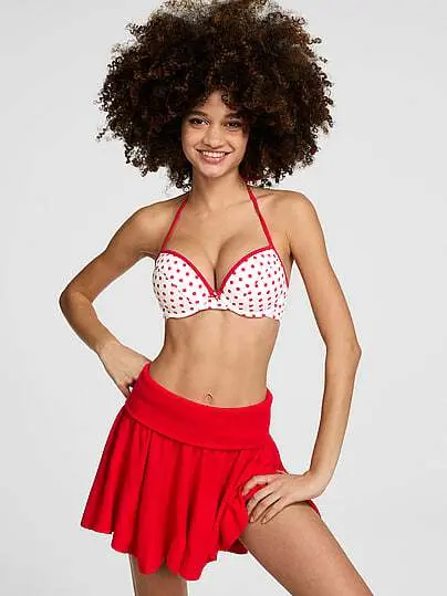 Pink By Frankies Bikinis Beckett Knit Mini Skirt