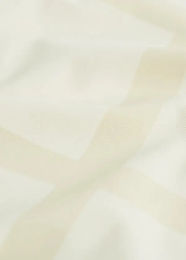 TOTEME Monogram Strapless Swimsuit - Ecru,straw