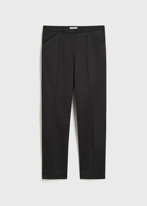 TOTEME Cropped Straight Trousers