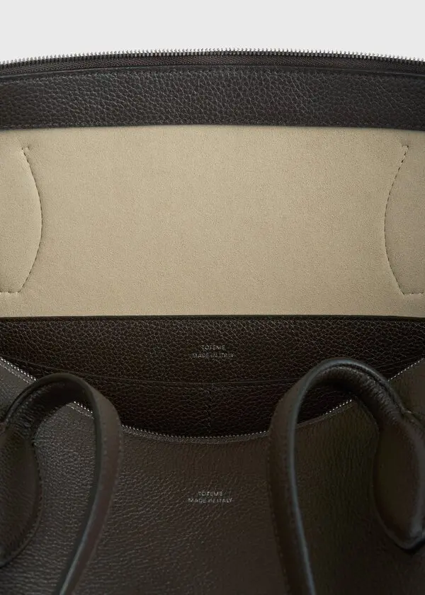 TOTEME Garderob Grained-leather Tote
