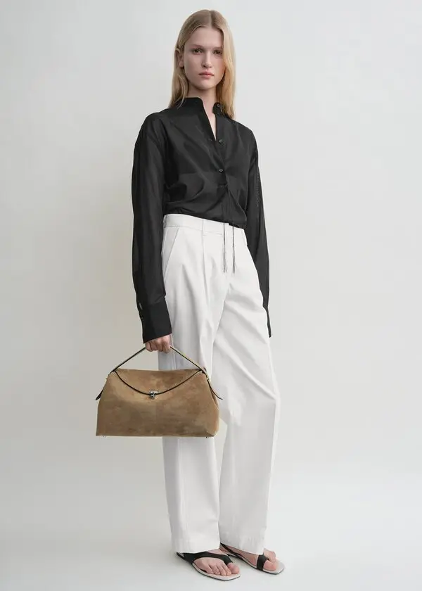 TOTEME T-lock Top Handle Bag - Brown