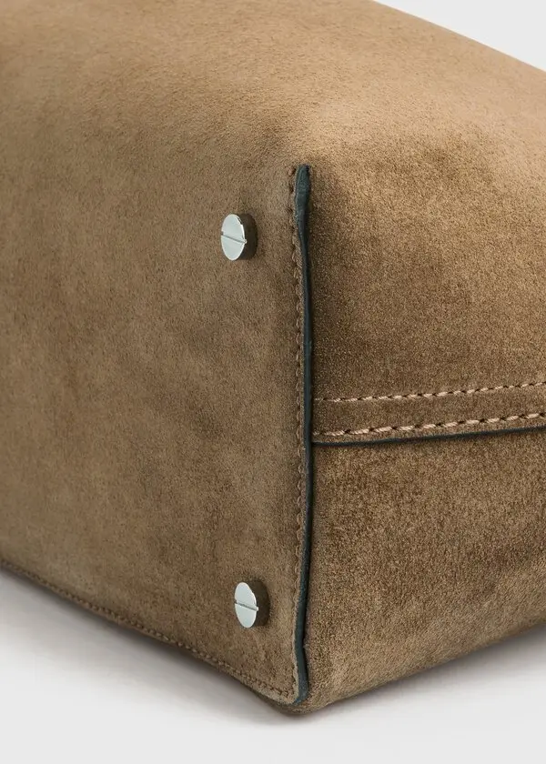 TOTEME T-lock Top Handle Bag - Brown