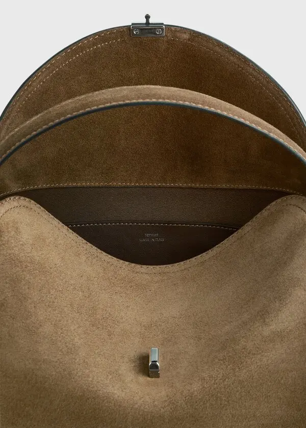 TOTEME T-lock Top Handle Bag - Brown