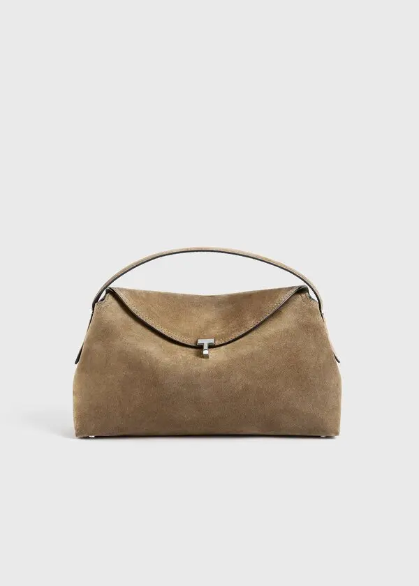 TOTEME T-lock Top Handle Bag - Brown