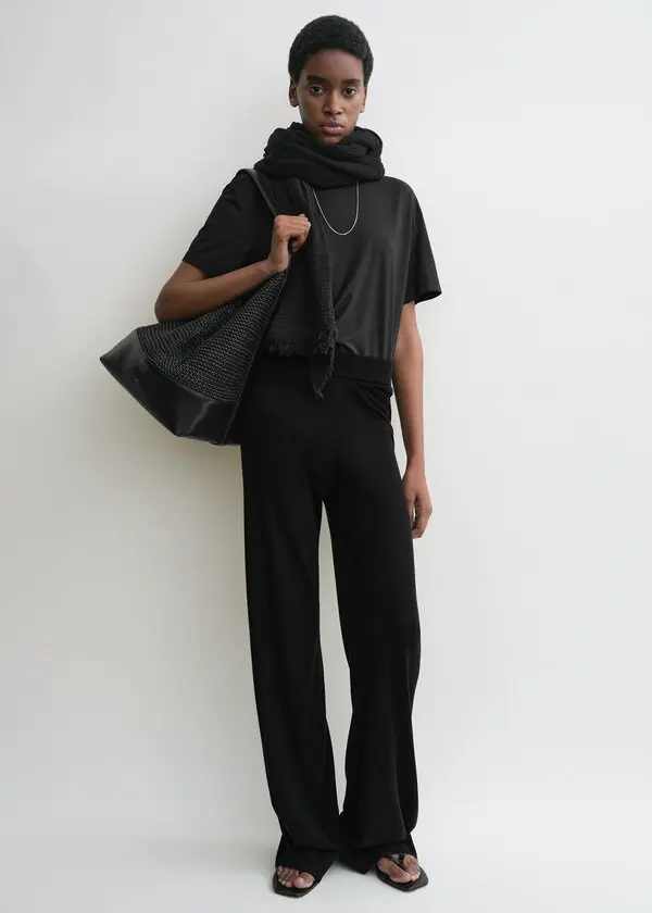 TOTEME Wide Knit Trousers
