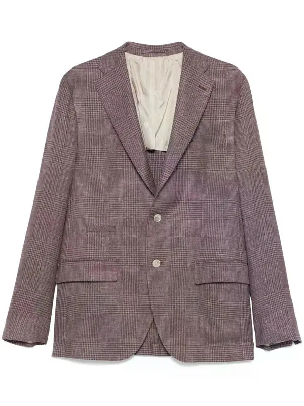 Eleventy Checked Blazer