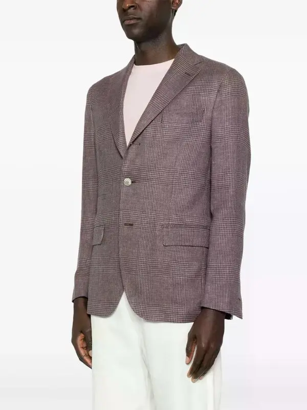 Eleventy Checked Blazer