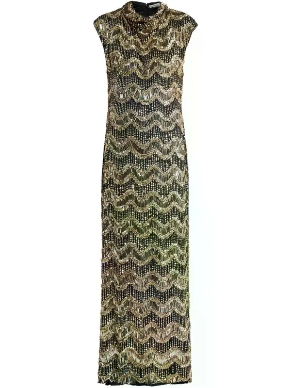 ILTA All-over Embroidered Maxi Dress