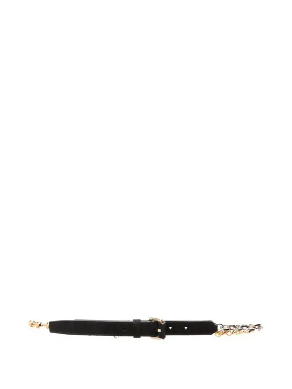 Moschino Chain-detail Belt - Black