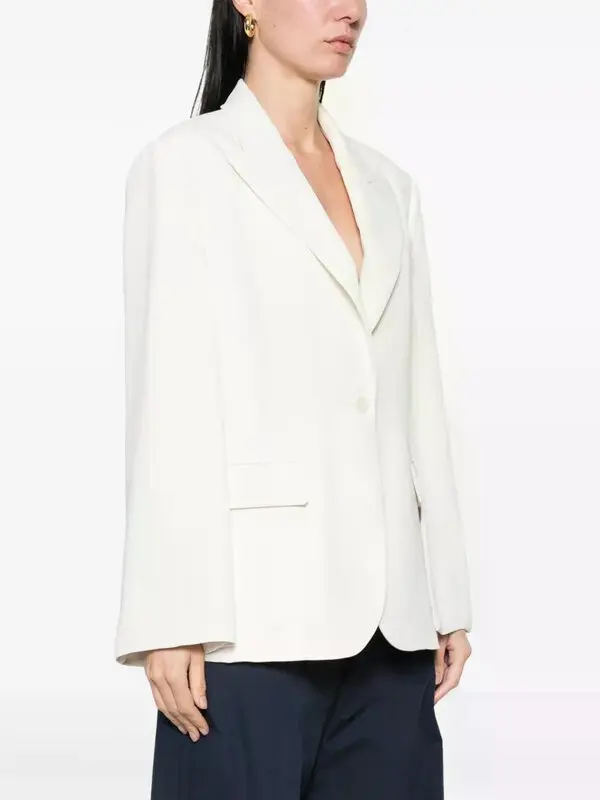 P.a.r.o.s.h Single-breasted Blazer - White