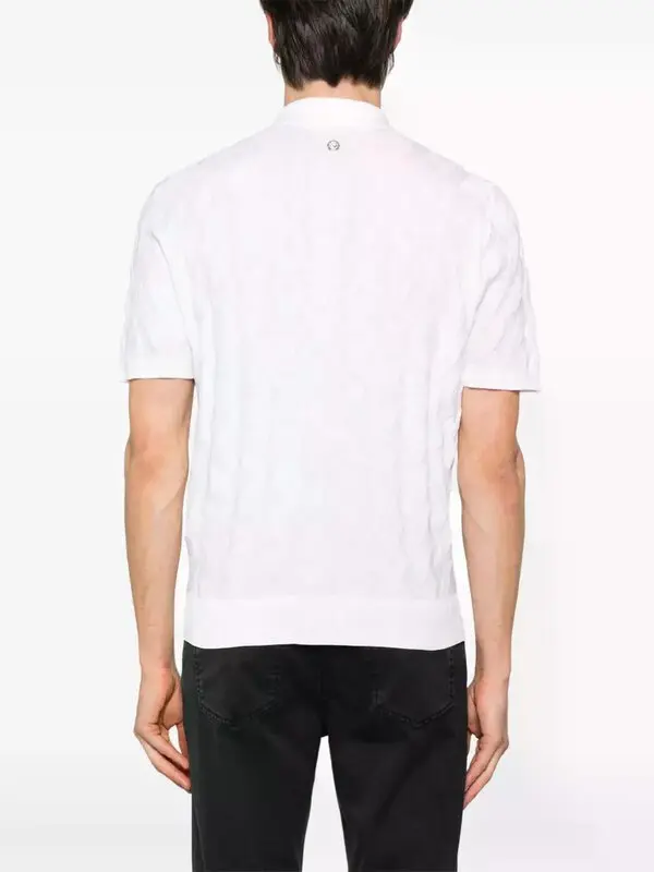 Stefano Ricci Jacquard Polo Shirt