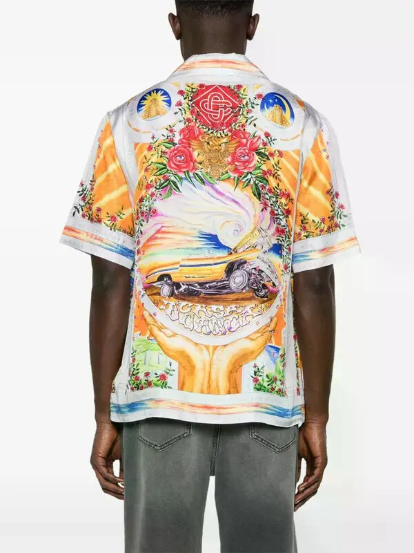Casablanca Graphic-print Shirt - Grey