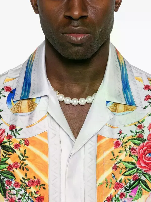 Casablanca Graphic-print Shirt - Grey