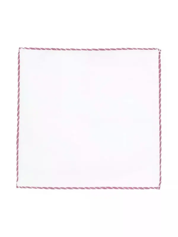 Eleventy Linen Handkerchief - White