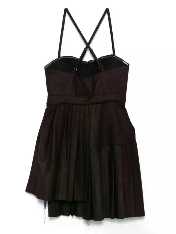 CHARLES JEFFREY Knitted-patch Mini Dress