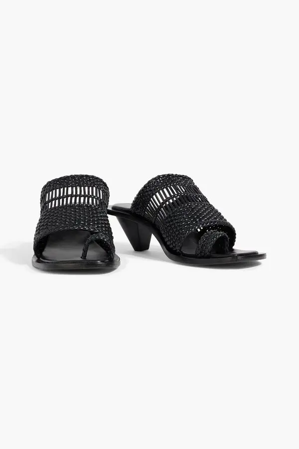 A.emery Penni Woven Leather Sandals