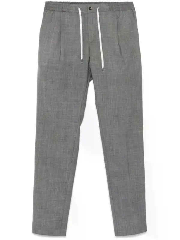 PT TORINO Tapered-leg Trousers - Grey