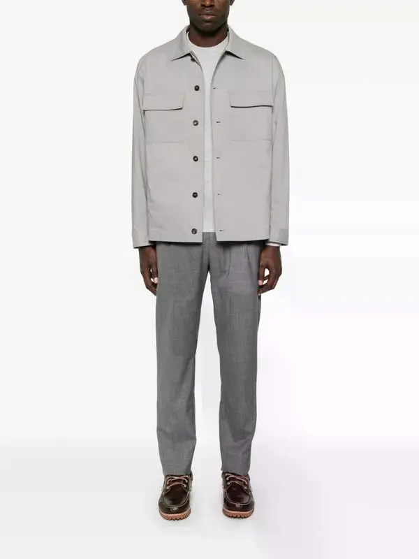 PT TORINO Tapered-leg Trousers - Grey
