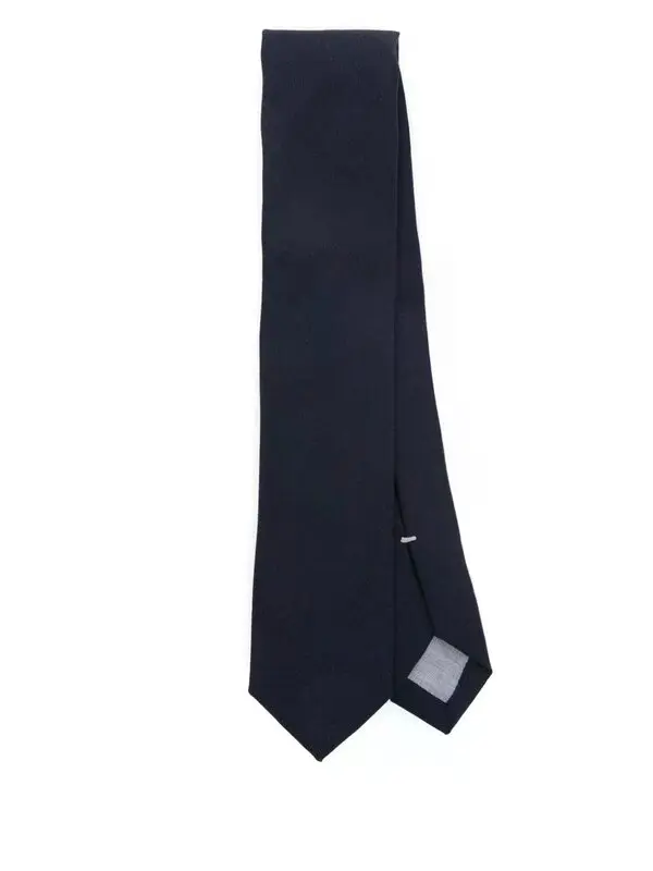 Eleventy Pointed-tip Tie - Blue