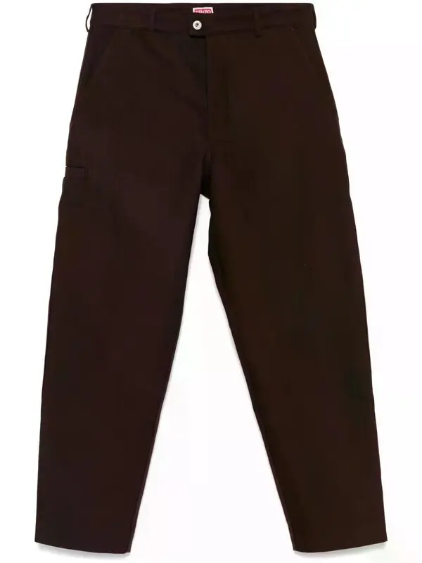 Kenzo Cotton Tapered Trousers