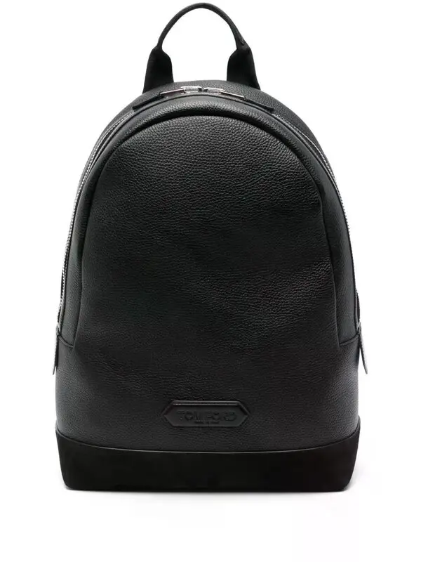 TOM FORD Grained Leather Backpack - Black