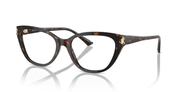 JIMMY CHOO Full Rim Eyeglasses - Havana