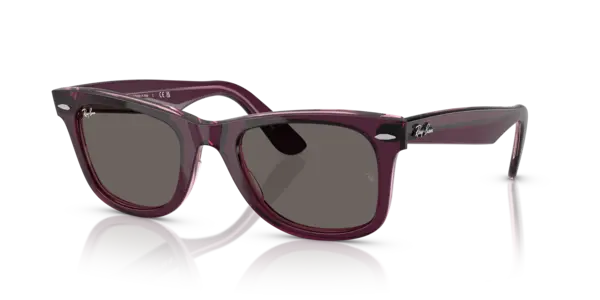 Ray-ban Wayfarer Sunglasses - Violeta Sobre Rosa Traslúcido