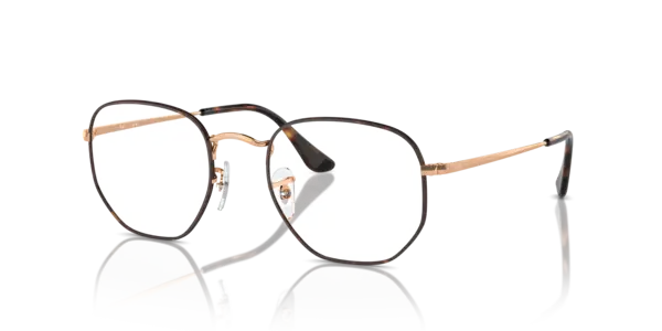 Ray-ban Eyeglasses - Havana Sur Or Rose