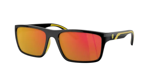 SCUDERIA FERRARI Rectangle Frame Sunglasses - Black