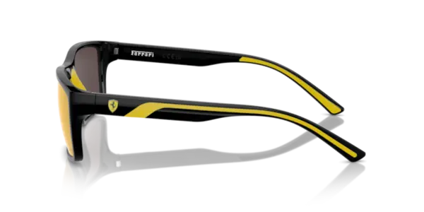 SCUDERIA FERRARI Rectangle Frame Sunglasses - Black