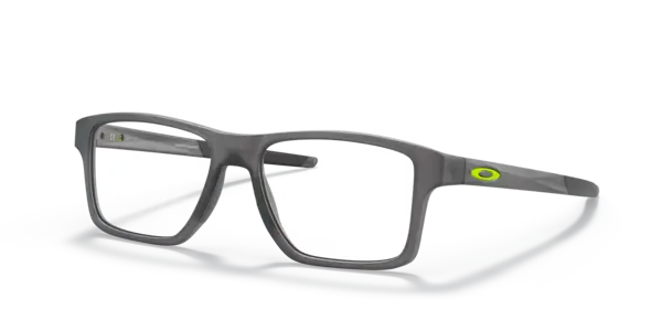 Oakley Rectangle Full Rim Eyeglasses - Satin Grey Smoke