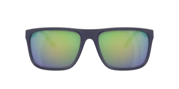 SCUDERIA FERRARI Square Frame Sunglasses - Blue Matte