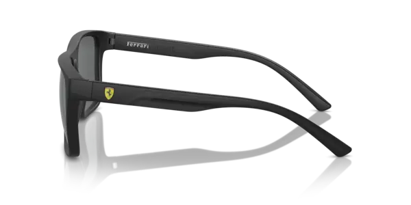 SCUDERIA FERRARI Square Frame Sunglasses - Matte Black