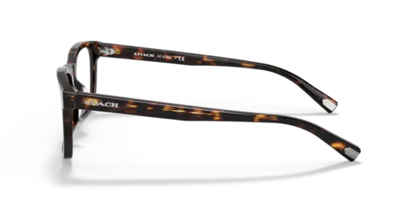 COACH Rectangle Full Rim Eyeglasses - Dark Tortoise