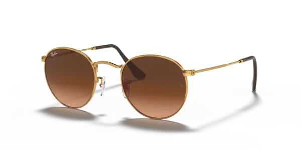 Ray-ban Round Frame Sunglasses - Light Bronze