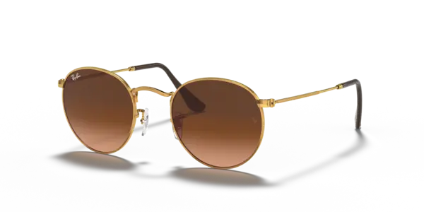 Ray-ban Round Frame Sunglasses - Light Bronze